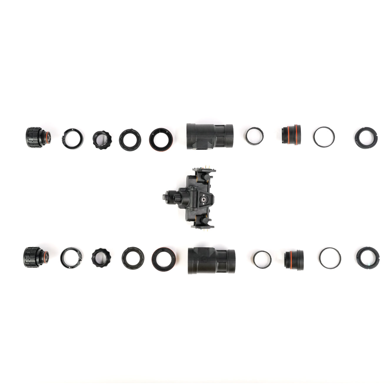 PVS-31 Binocular Night Vision Device(BNVD) housing kit with lenses ...